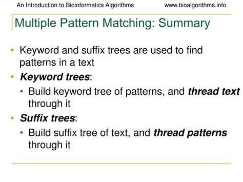 Ppt Combinatorial Pattern Matching Powerpoint Presentation Free
