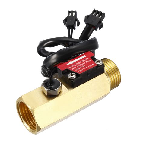 G Hall Effect Liquid Water Flow Sensor Switch Flowmeter Meter Counter DC V L Min YF B