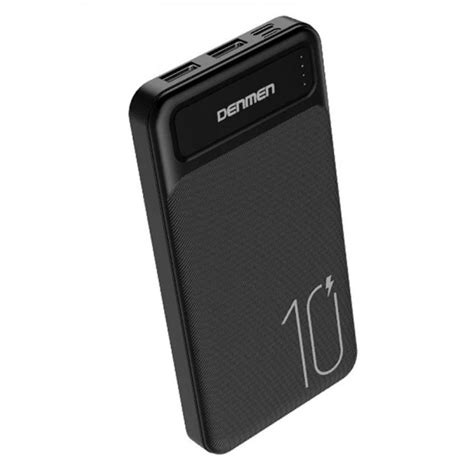 Denmen Dp09 10000mah Power Bank Dual 2 0a Usb A Ports 10w Maximum