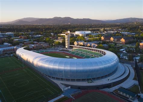 Srg Raises Glue Laminated Timber Canopy Above Hayward Field