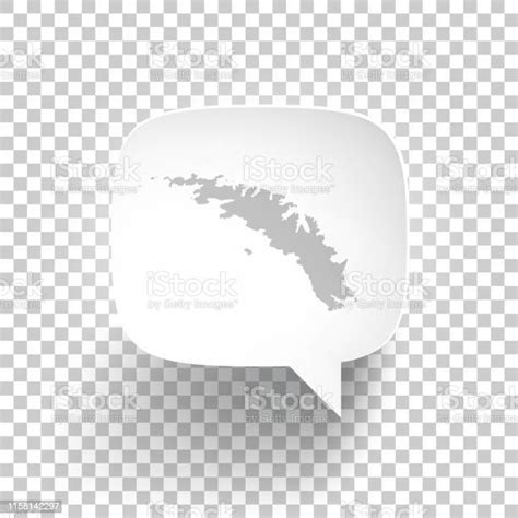 빈 배경에 사우스 조지아와 사우스 샌드위치 제도지도와 연설 거품 3차원 형태에 대한 스톡 벡터 아트 및 기타 이미지 3차원 형태 개념 공란 Istock