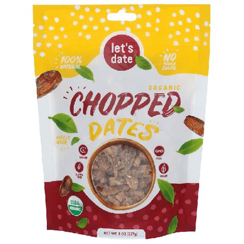 Deglet Noor Organic Chopped Dates