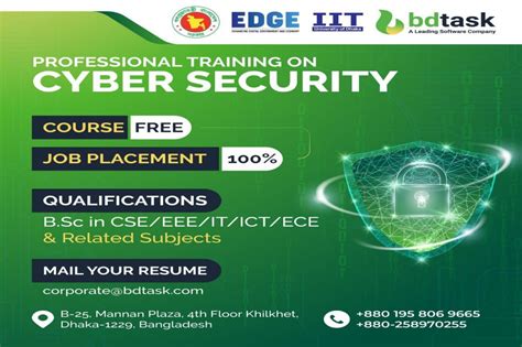 Bdtask Is Looking For Professional Trainee In Cyber Security