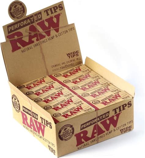 Raw Perforated Wide Tips 50 Ct Zion Distro