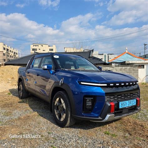 무쏘ev 전기차 픽업트럭 시승기 Kgm 익스피리언스센터 강남 네이버 블로그