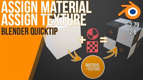 How To Assign Material And Show Texture In Blender 279 28
