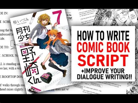 How To Write Comic & Manga Script + Tips on Improving Dialogue!! - YouTube