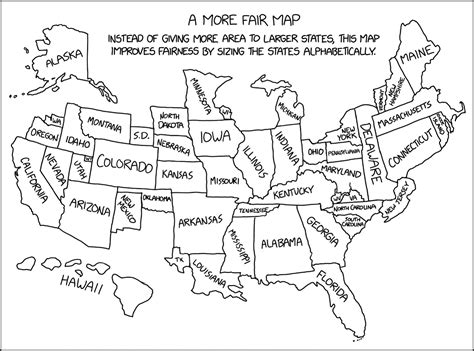 2927 Alphabetical Cartogram Explain Xkcd