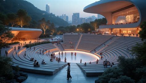 Amphitheater Experimental Architecture Style Design Ideas