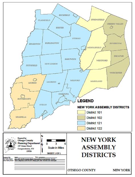 Map Of Otsego County New York