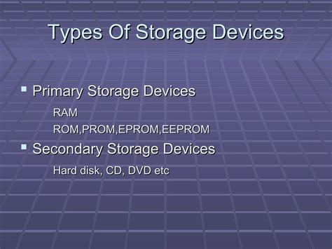 Computer Storage Devices Ppt Data Storage And Warehousing Computing
