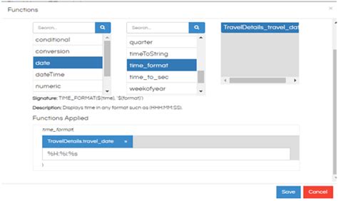 Timeformat Database Function Usage In Helical Insight