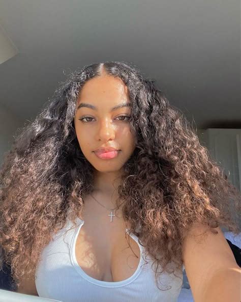 Thick Light Skin Curly Hair