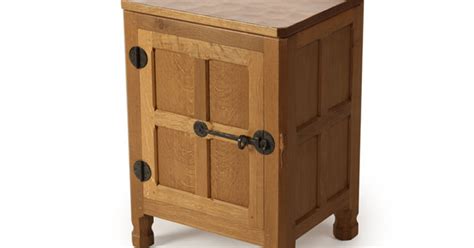 Mouseman Oak Bedside Cupboard