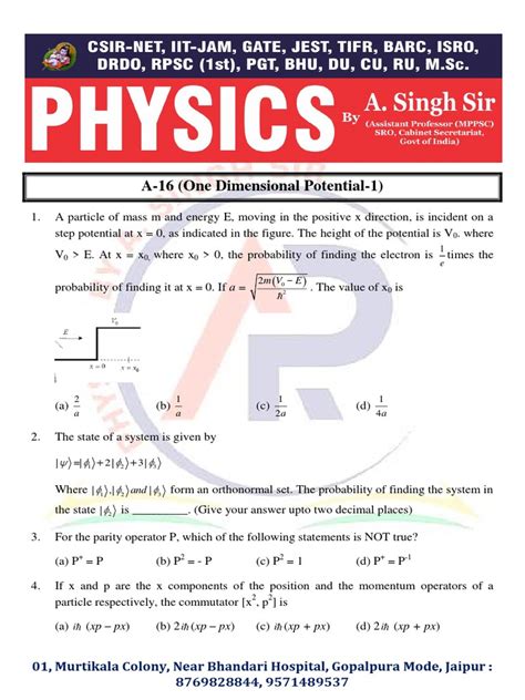Identical Particle In Physics Questions Pdf Hamiltonian Quantum