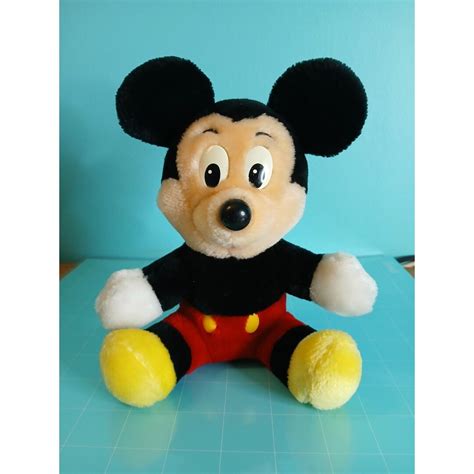 Vintage Mickey Mouse 7 Plush Classic Walt Disney World Disneyland Etsy