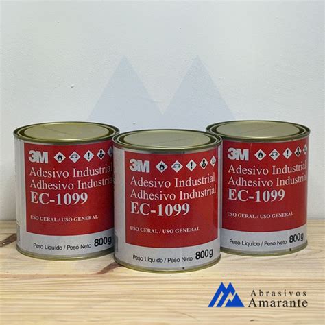 Adesivo Industrial Ec 1099 3m 800g Abrasivos Amarante