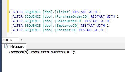 SQL SERVER Resetting Sequence Values For Entire Database SQL Server Portal