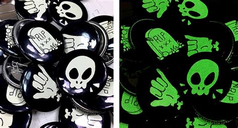 How To Glow In The Dark Button Tips Busy Beaver Button Co
