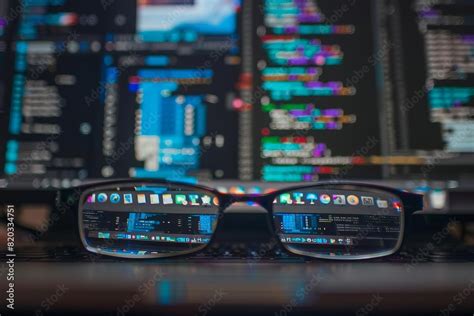 Code Debugging Front View Emphasizing Error Analysis And Solution
