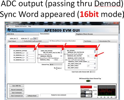 Is It Possible To Configure The Demodulator In AFE To Pass Through ADC Data To LVDS Data