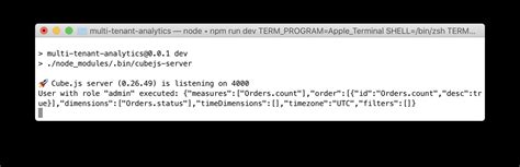 multi tenant analytics with auth0 and cube cube blog