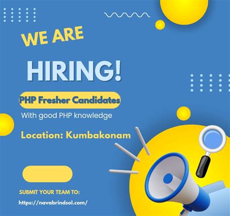 Prabhu Shankar On Linkedin Fresher Career Opportunity 🔔 Manimaran V