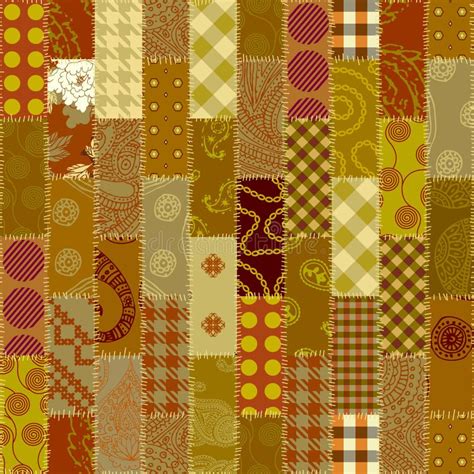 Geometric Abstract Pattern Intersection Patchwork Plaid Style Stock Vector Illustration Of