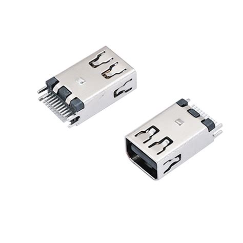 Pcb Mount Vertical Dp Connector Displayport Female 20p Smt