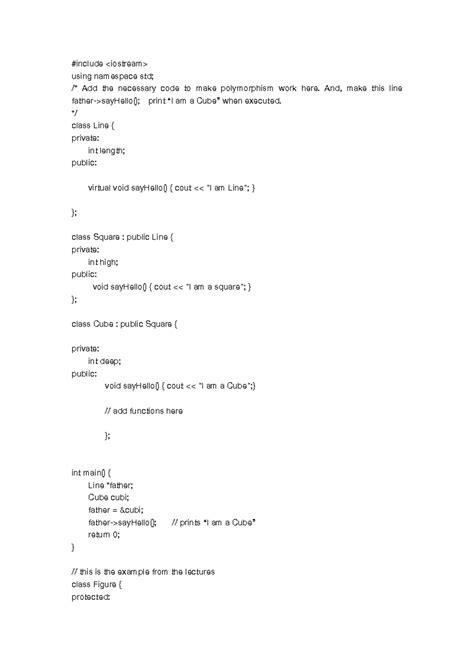 midterm guide 7 include using namespace std add the necessary