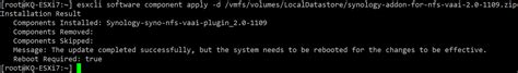 How Do I Install Synology NFS Plug In For VMware VAAI On An ESXi Host Synology Knowledge Center