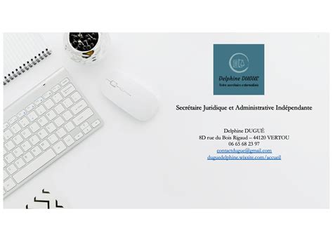 Delphine DuguÉ Secretaire Juridique Et Administrative Indépendante