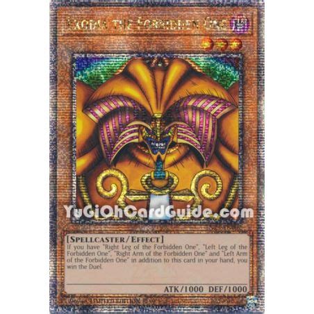 Exodia The Forbidden One Quarter Century Secret Rare 2023 25th