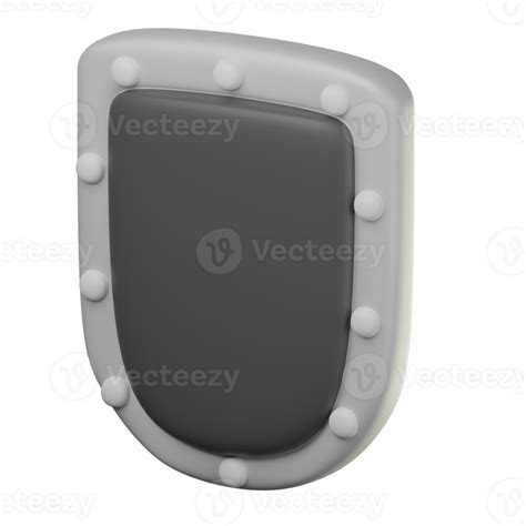 3d Shield Icon Illustration Render 55134383 Png
