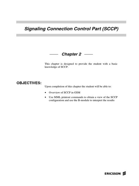 2 Signaling Connection Control Part Sccp Pdf Networks Internet