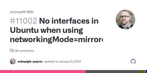 No Interfaces In Ubuntu When Using Networkingmode Mirrored · Issue