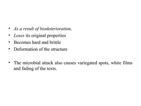 Biodeterioration Ppt