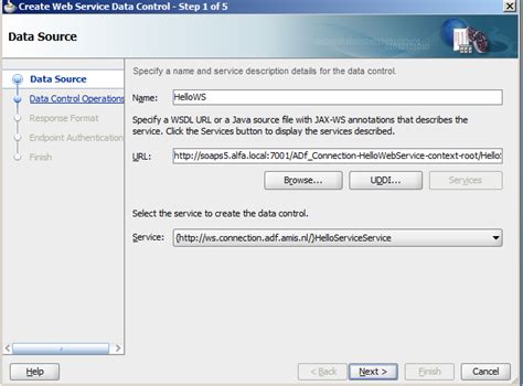 Java Oracle SOA Blog Changing Your ADF Connections In Enterprise Manager With PS5