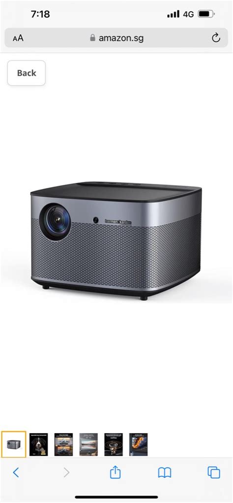 Xgimi H2 4K 1080p HD Smart Projector WiFi Bluetooth Harman/Kardon ...