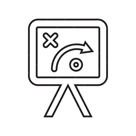 Premium Vector Business Strategy Line Icon Outline Vector