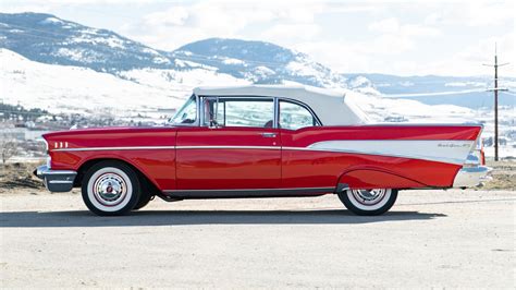 1957 Chevrolet Bel Air Convertible For Sale At Auction Mecum Auctions