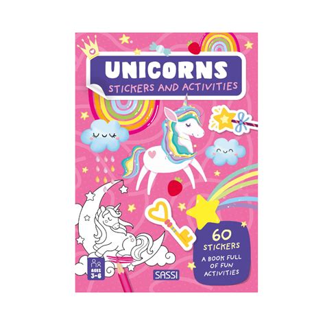 Sassi Stickers And Activities Book Unicorns Axis Toys And Ts