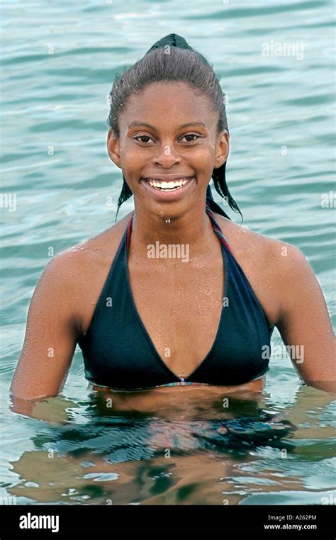 Black Teen Girl Bikini