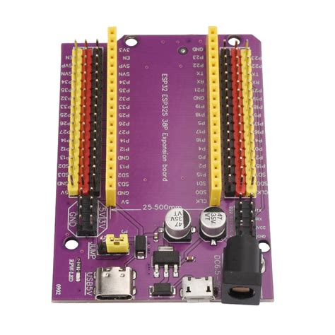 esp32 38pin development board type c micro usb can be equipped with