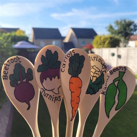 Vegetable Patch Markers Etsy