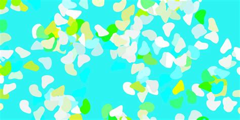 Light Blue Green Vector Pattern With Abstract Shapes 13169778 Vector Art At Vecteezy