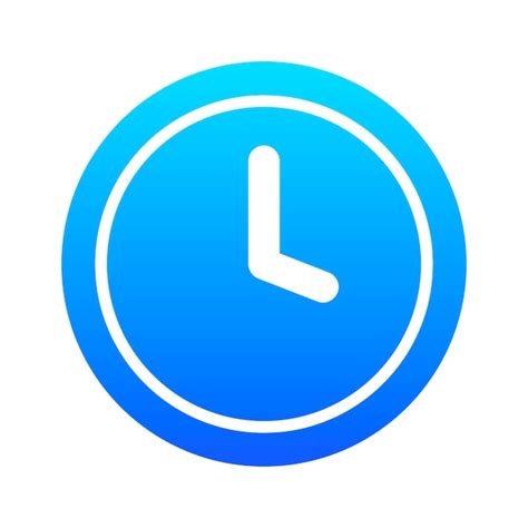 Premium Vector Gradient Style Clock