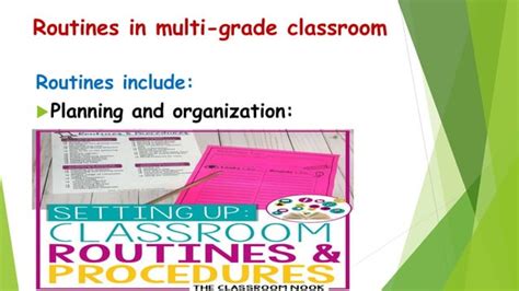 Routines And Structuring In Multi Grade Classroom Pptx Homework And