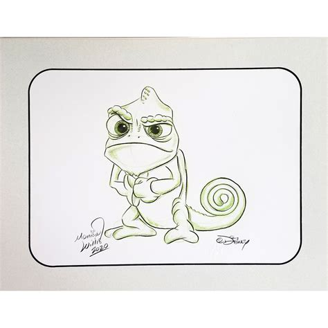 Disney Artist Sketch Tangled Pascal