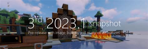 we have released a patch update to fix some bugs found in mcreator 2023